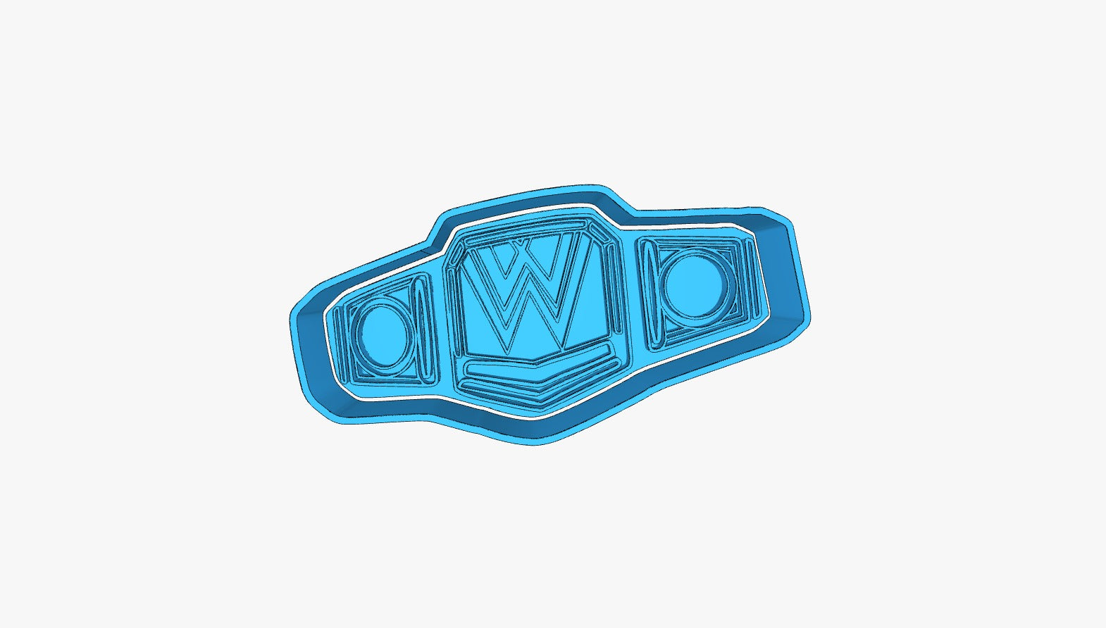Cinturón de Lucha Libre 2.5" - Cookie Cutters Únicos – Choppi - Un ...