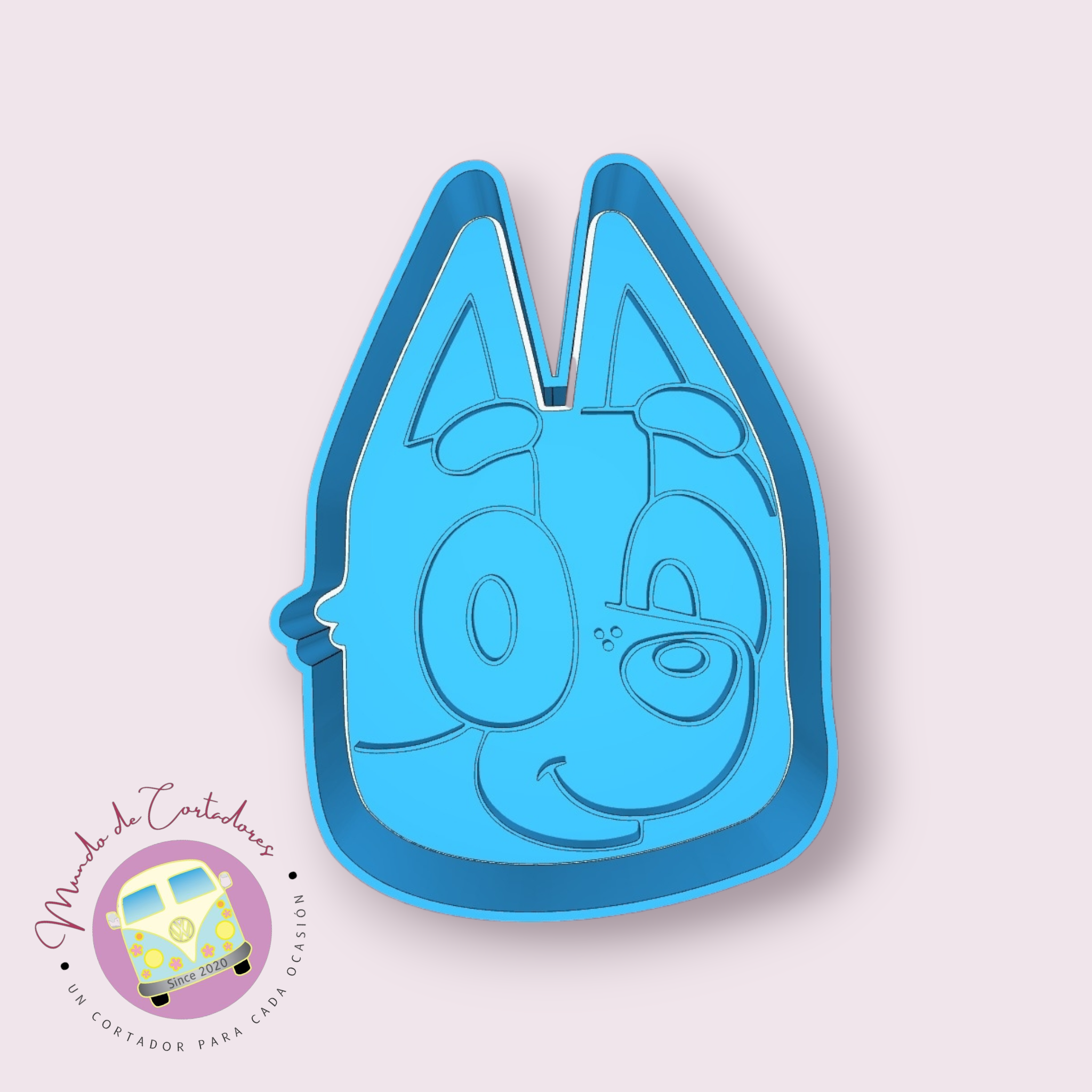 ROSTRO DE BLUEY AMIGO DE BINGO 3" – Choppi - Un Mundo de Cortadores