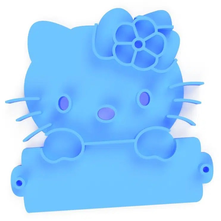 Cortador (molde) Hello Kitty con cartel 3" – Choppi - Un Mundo de ...