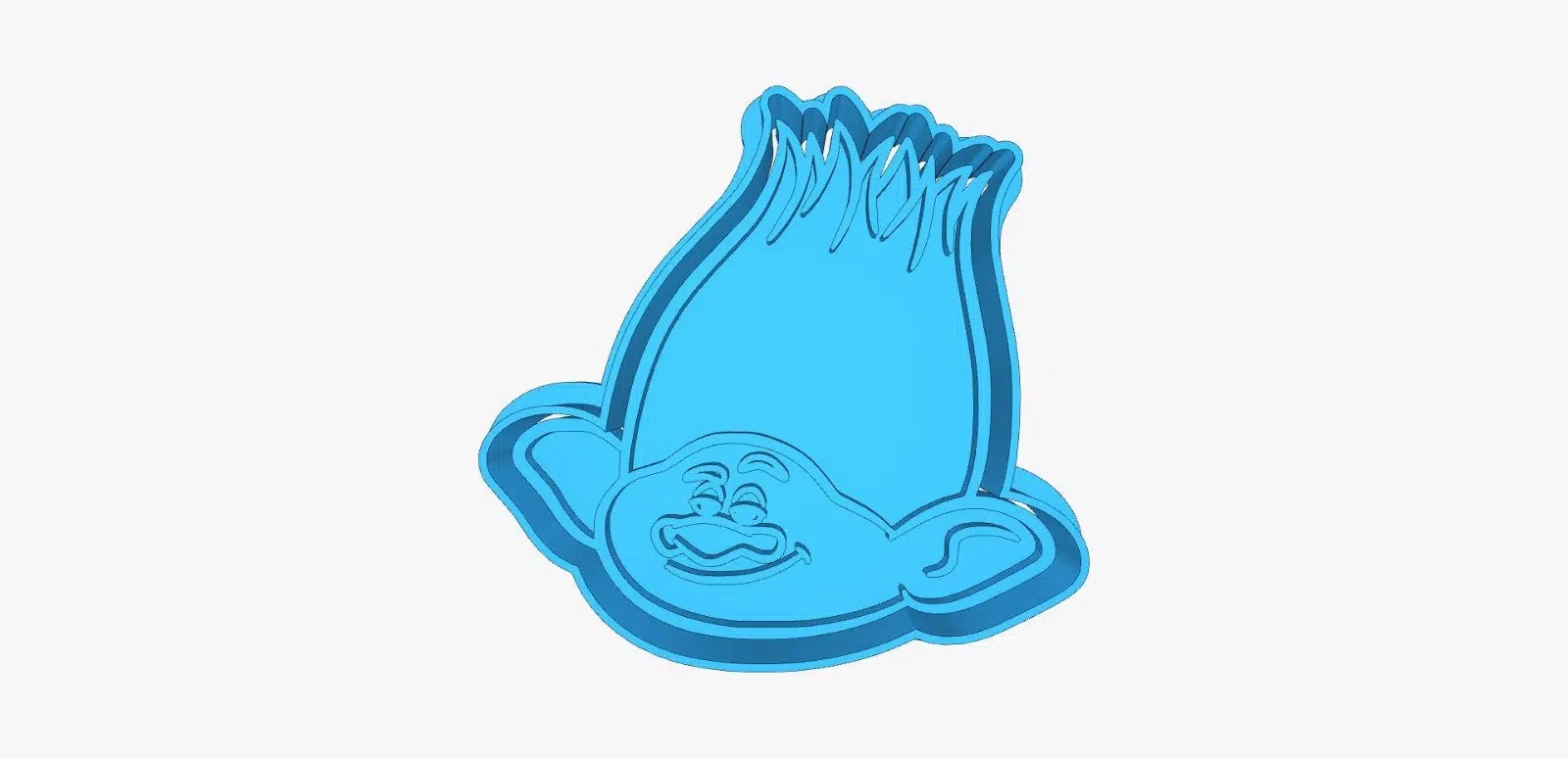 Cortador (molde) Ramón Trolls 3" - Trolls DreamWorks – Choppi - Un ...