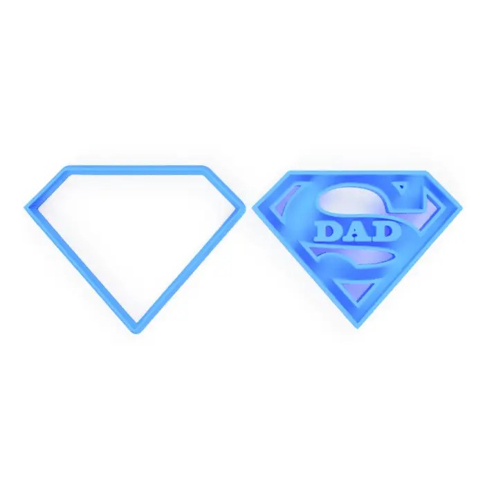 Cortador (molde) Super Dad – Choppi - Un Mundo de Cortadores